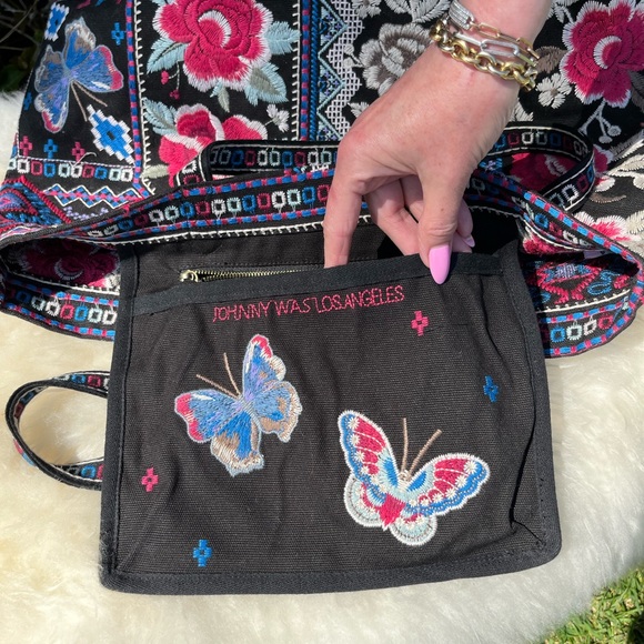 Johnny Was | Bags | Johnny Was Embroidered Double Handle Tote | Poshmark